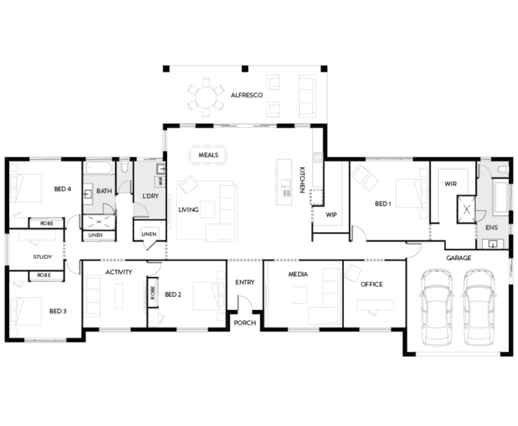 Retreat 345 - Acreage Home Design - Eden | Hallmark Homes